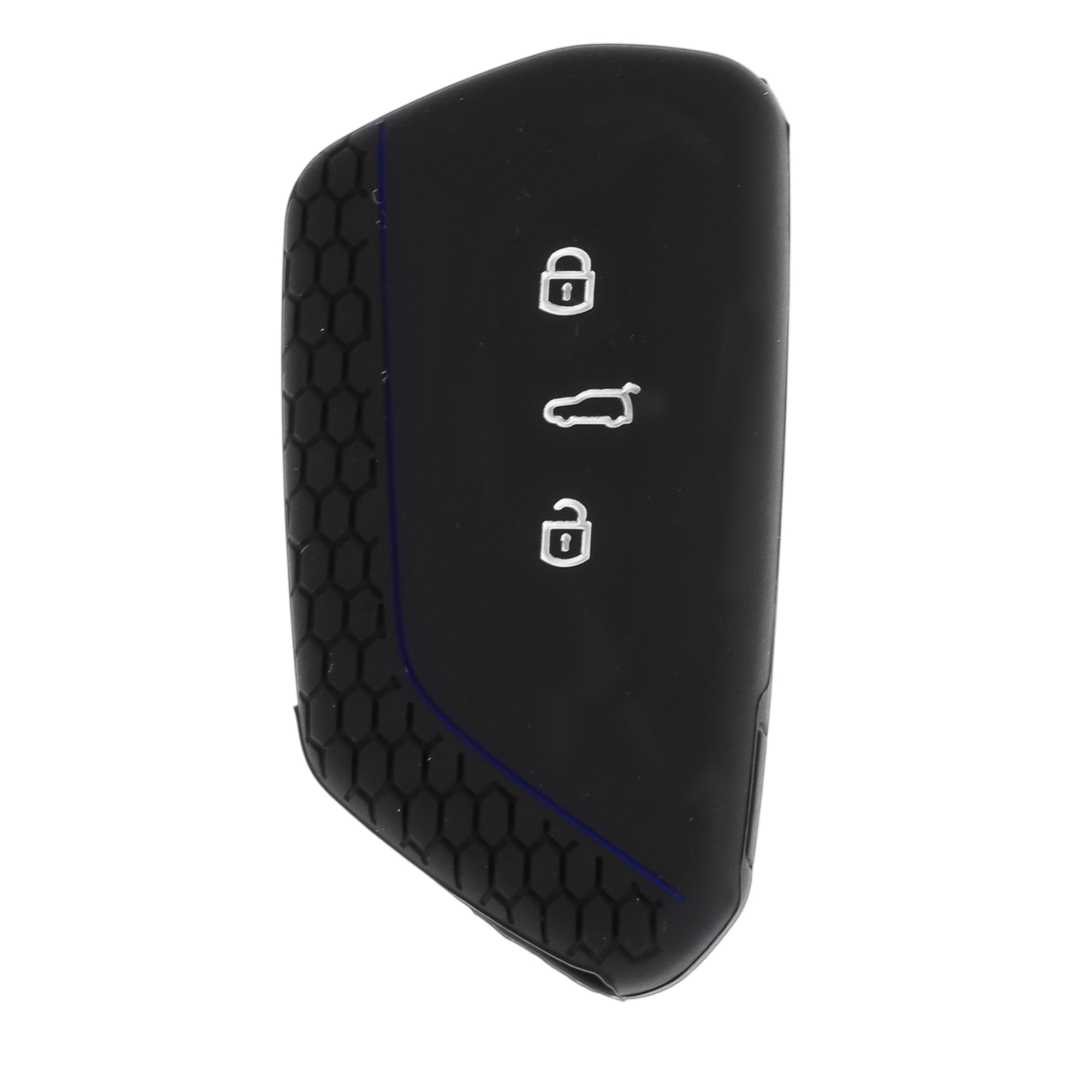 Black Blue Line TPU Car Key Case for Seat Leon MK4 KL 2020-3 Buttons ...