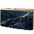 Black Blue Marble Cabinet Curtains Modern Art Abstract Luxury Gold ...