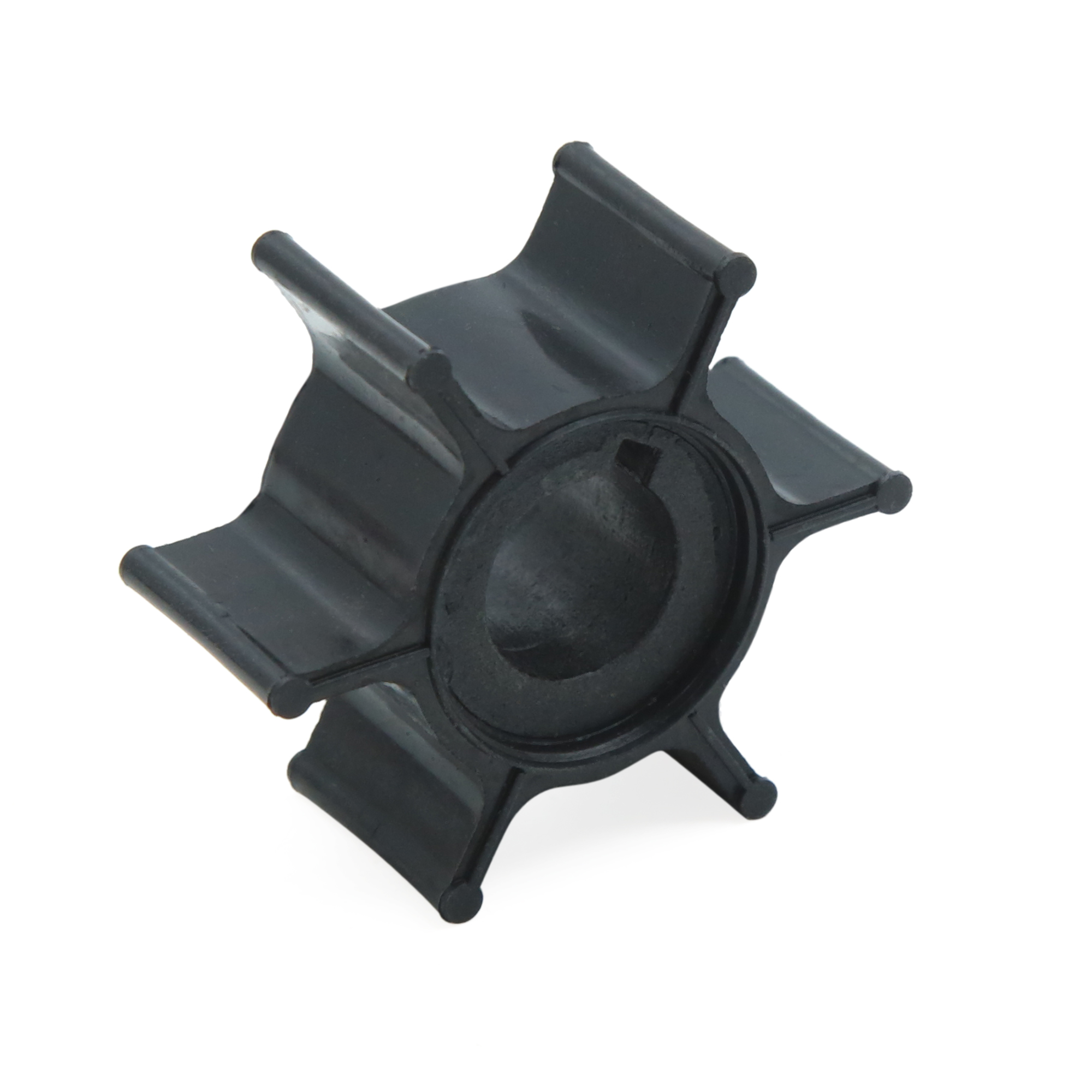 Black Boat Outboard Water Pump Impeller for Yamaha 6 8hp - Walmart.com