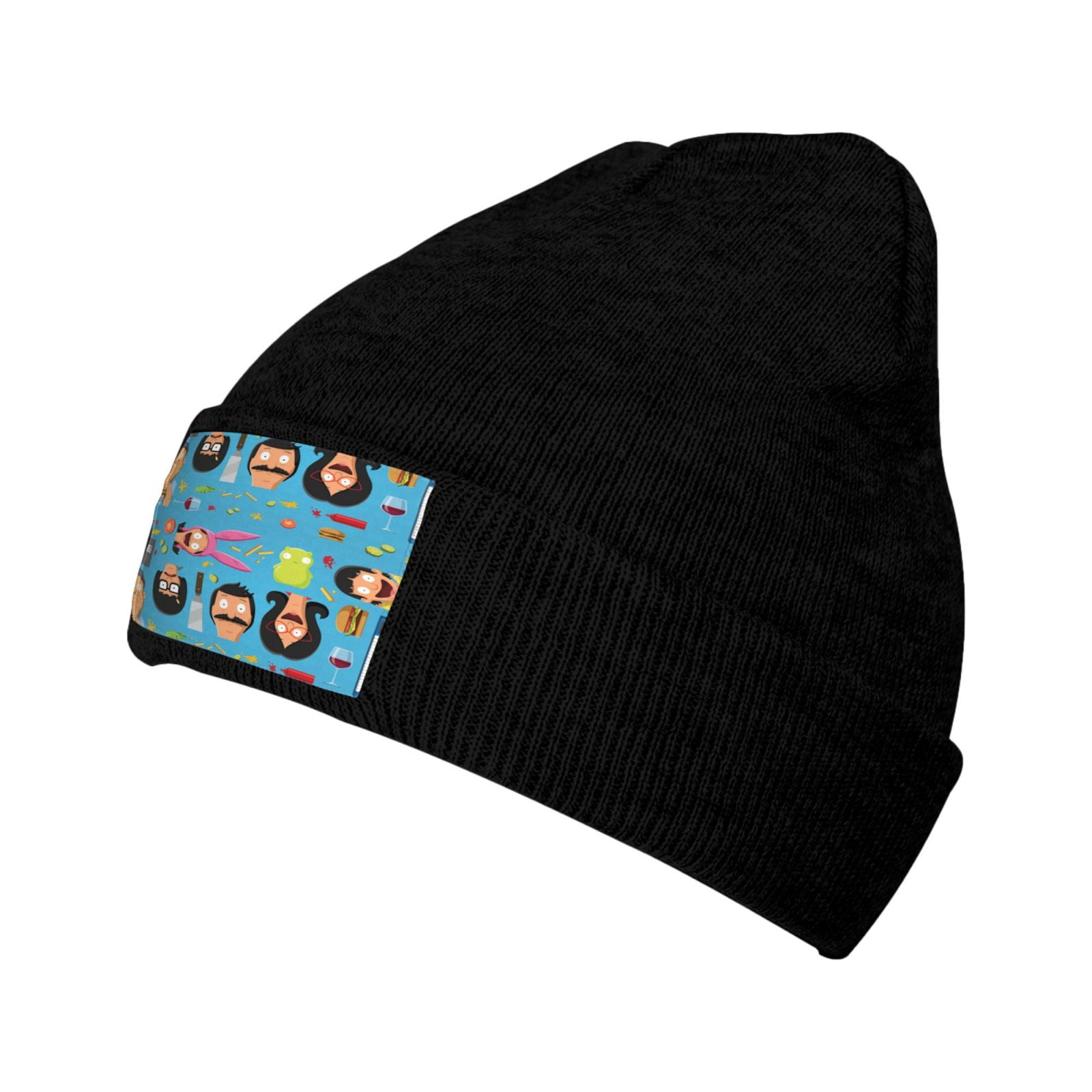 Black Bob's Burgers (17) Warm Knit Beanie Hat 3D Printed Skull Cap For ...