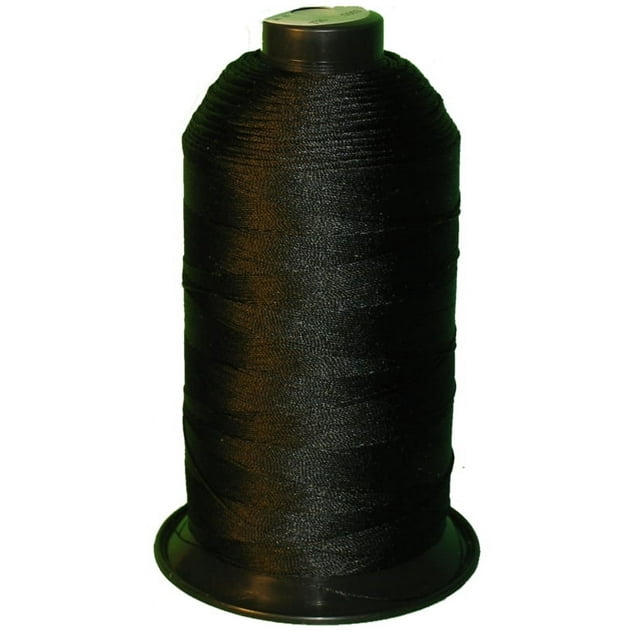 Black Bonded Nylon Sewing Thread T135 #138 1250 Yard for Outdoor ...