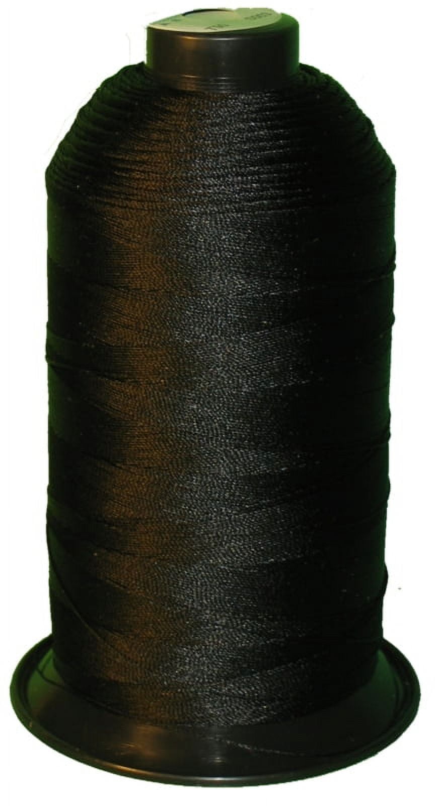 Black Bonded Nylon Sewing Thread T210 #207 1000 Yard for Outdoor ...