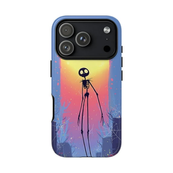 Black Bone Helm Graveyard Moon Dark Gothic Scene Phone Case with iPhone ...