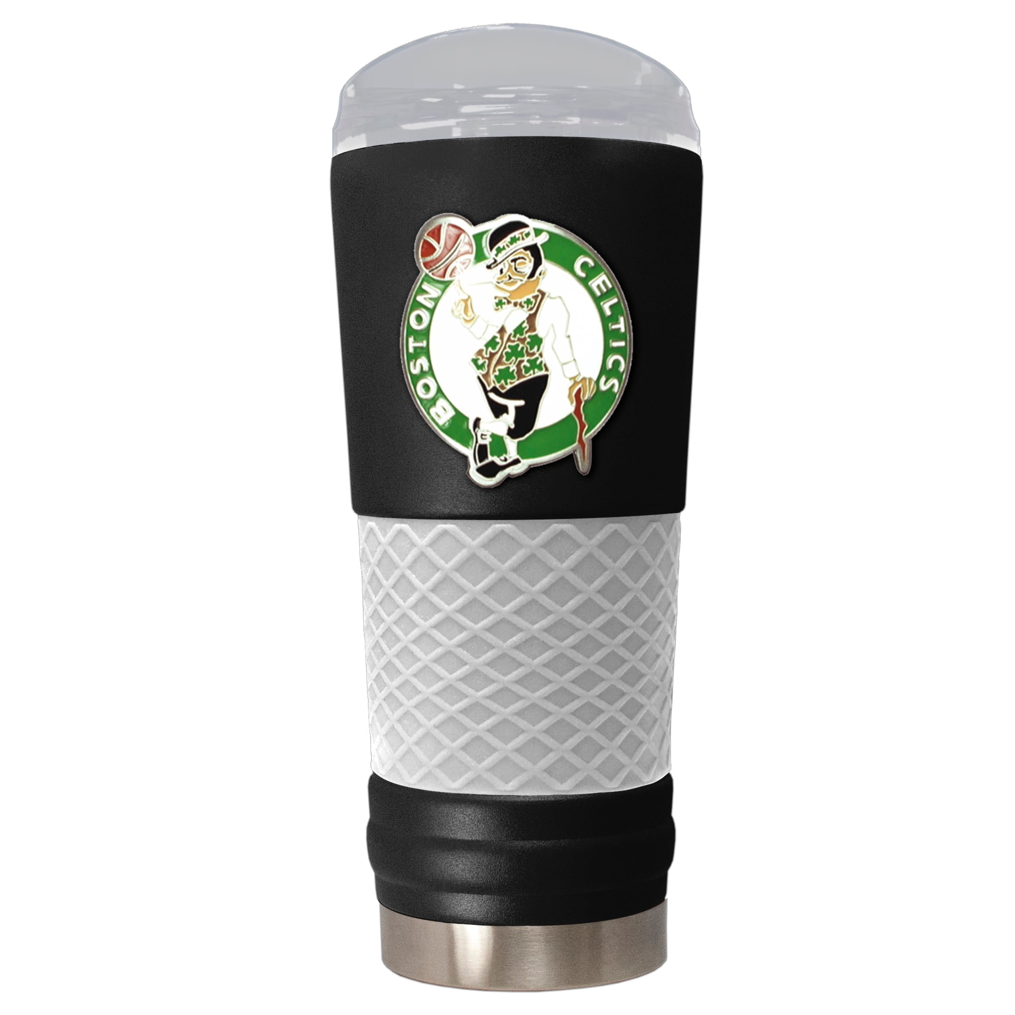 Black Boston Celtics 24oz. Powder Coated Draft Travel Mug - Walmart.com