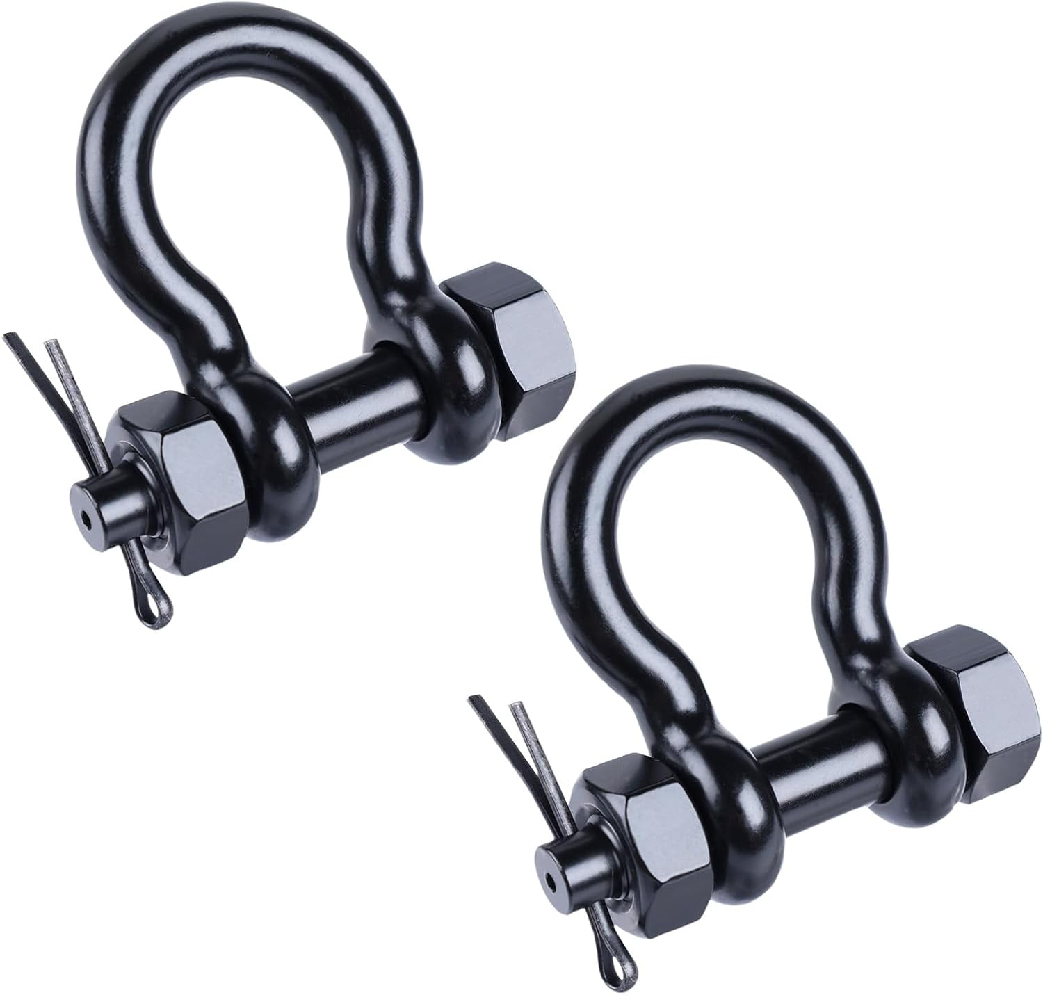 Black Bow Shackle, 316 Stainless Marine Grade Anchor Shackle with ...