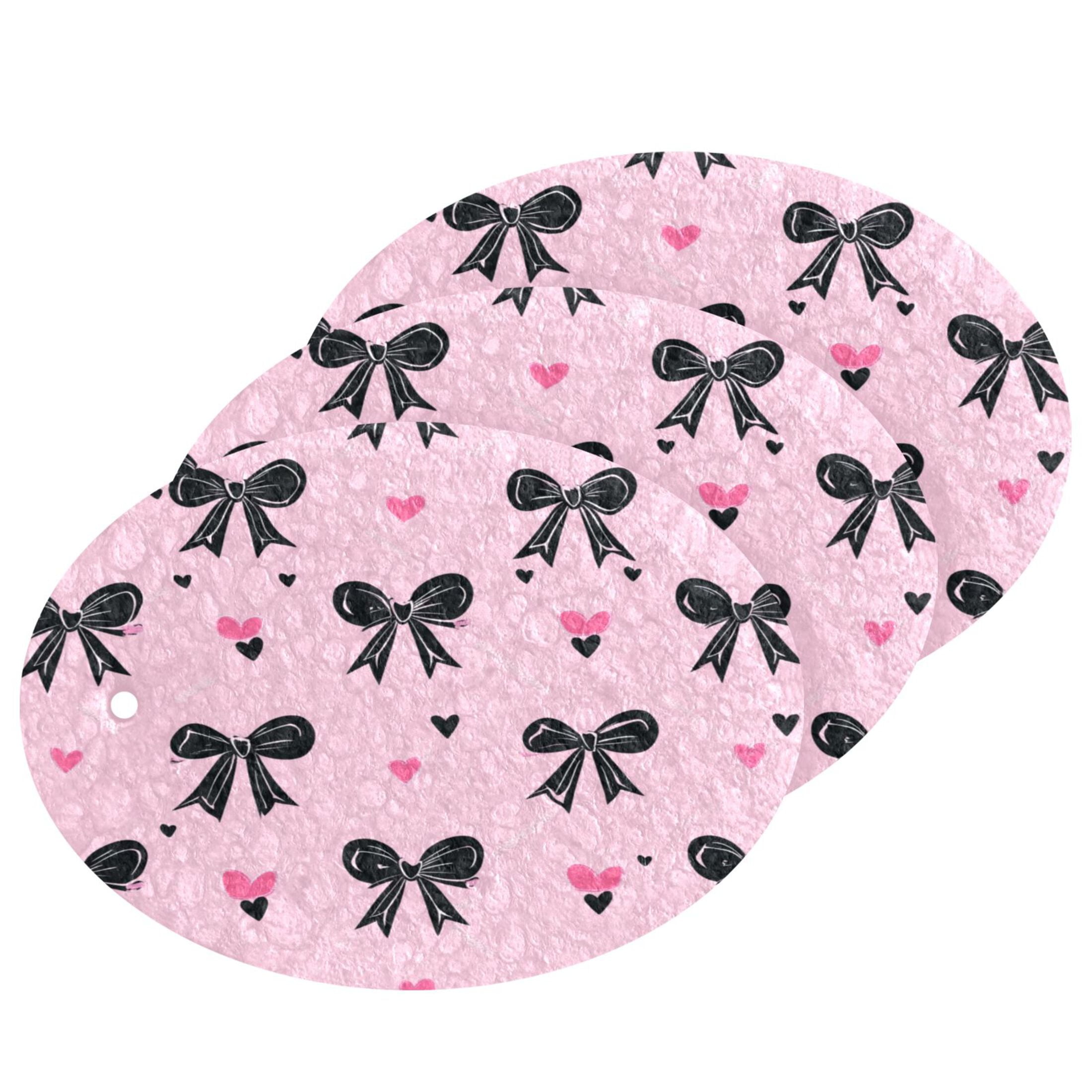 Black Bows 3 Pack Dish Sponges Bulk Natural Sponges Household Cleaning ...