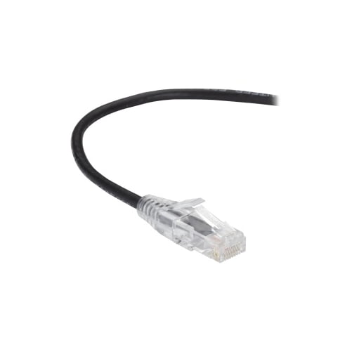 Black Box 2ft Cat.6 Snagless UTP Network Patch Cable Black C6PC28BK02 ...