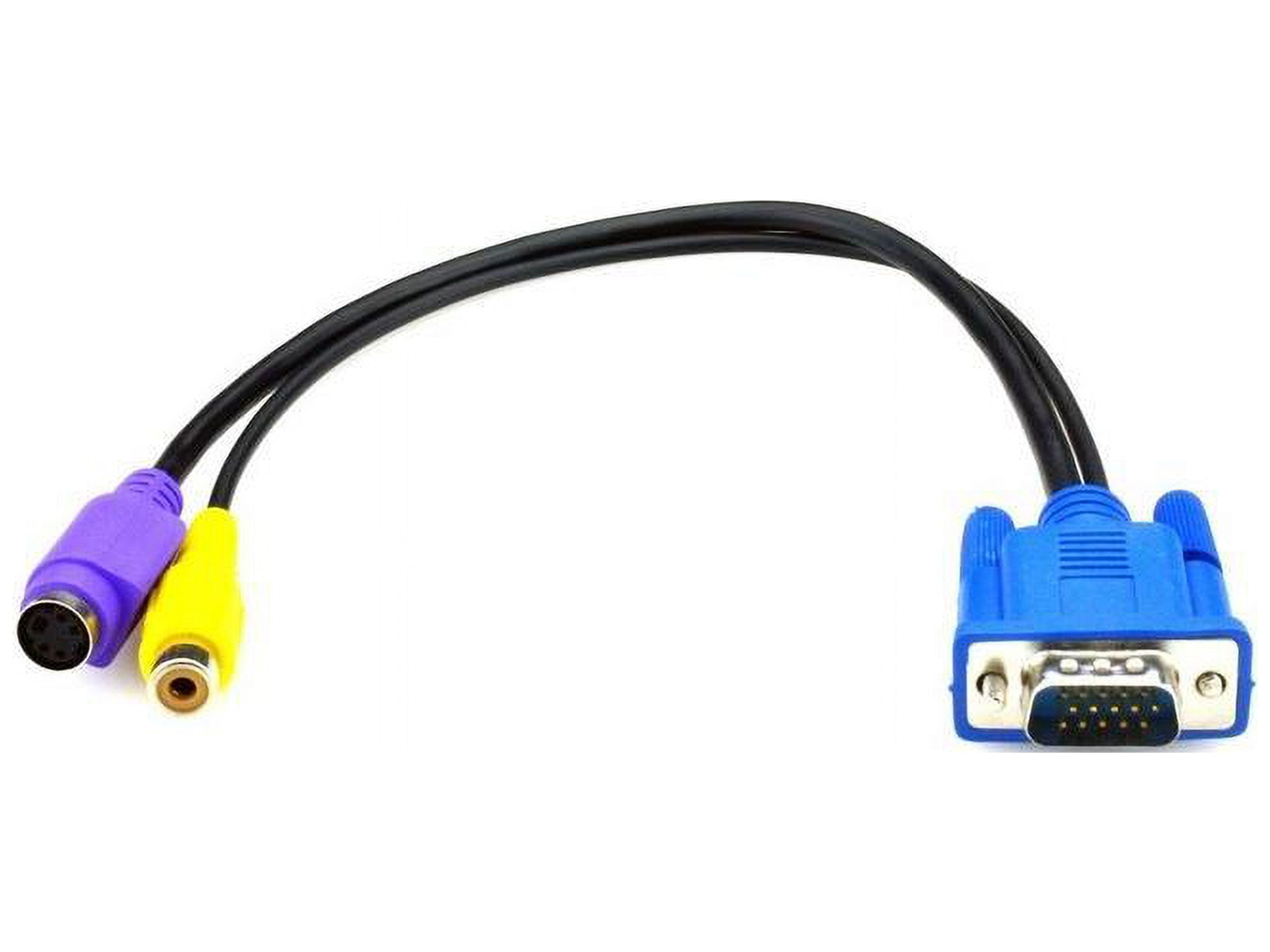 Black Box AVS-CBL-VG-CV 32 cm VGA to Composite & S-Video Adapter Cable - Walmart.com