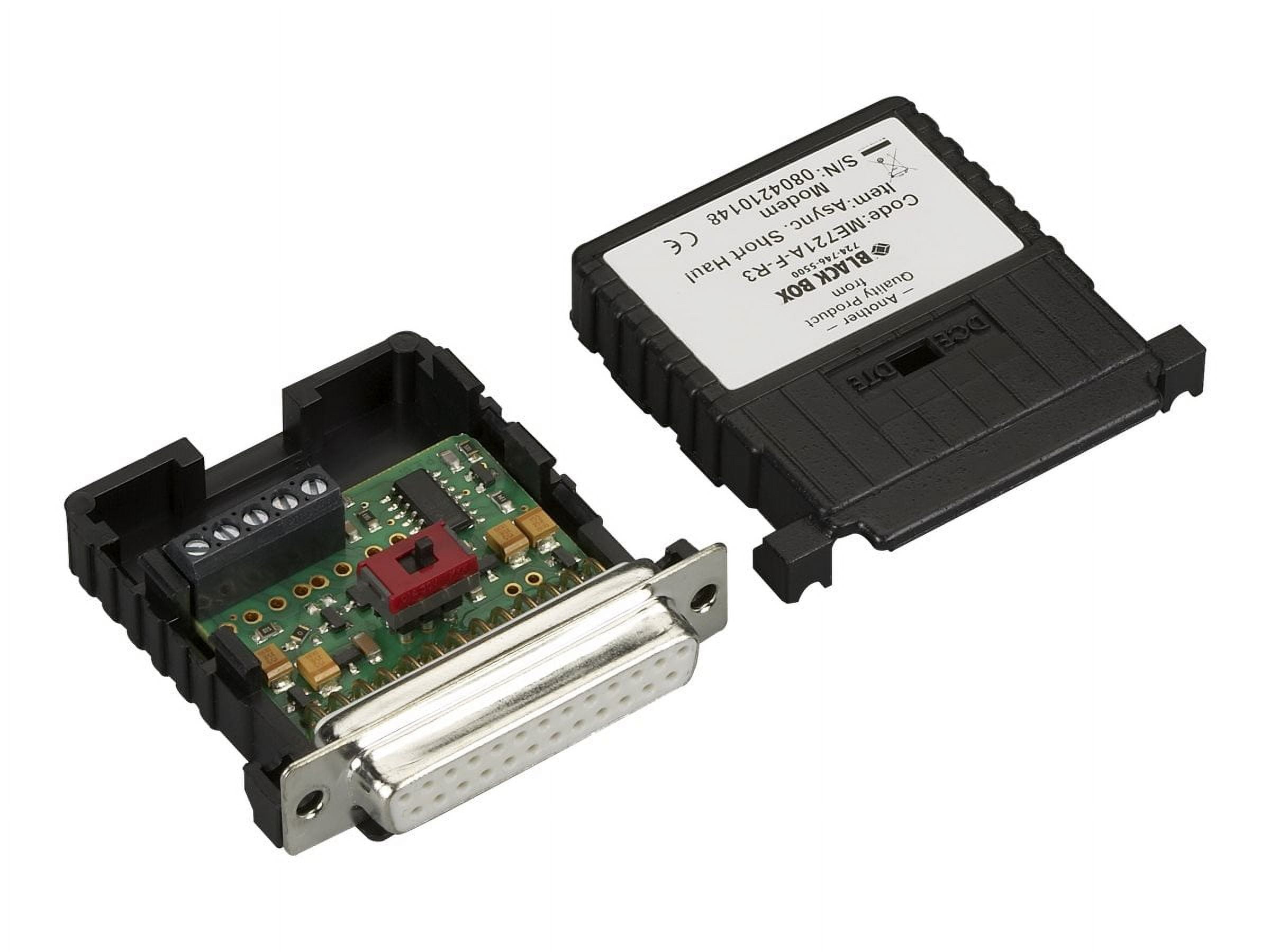 Black Box Async RS232 Extender over CATx, DB25 Female to Terminal Block - Walmart.com