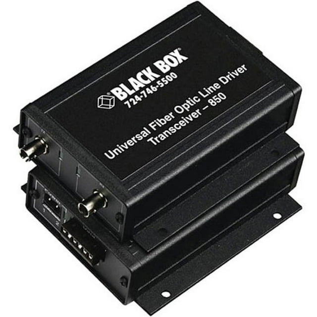 Black Box Async RS232/RS422/RS485 Extender Fiber Terminal Block - ST Multimode - Walmart.com