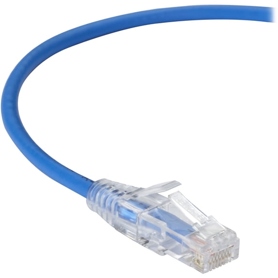 Black Box Slim-Net Cat.6a UTP Patch Network Cable - 15 ft Category 6a ...