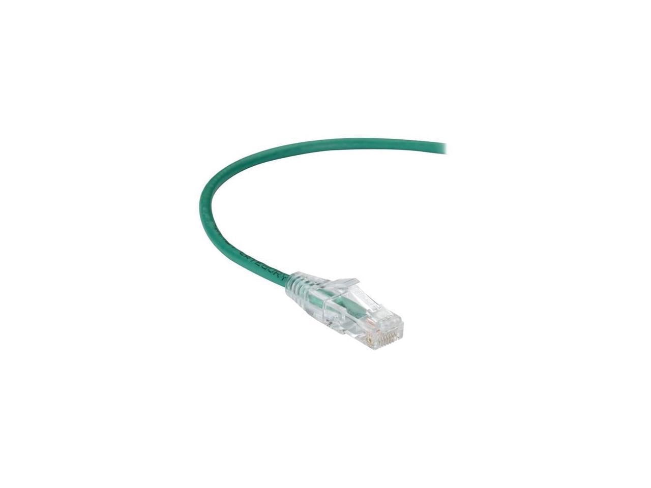 Black Box C6APC28-GN-05 5 ft. Slim Net CAT6A Patch Cable, Green ...