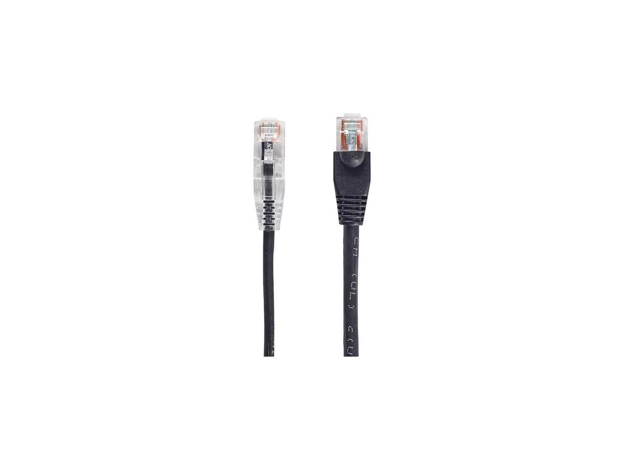 Black Box C6PC28-BK-10 CAT6 250-MHz 28-AWG Stranded Ethernet Patch Cable - Unshielded, PVC ...
