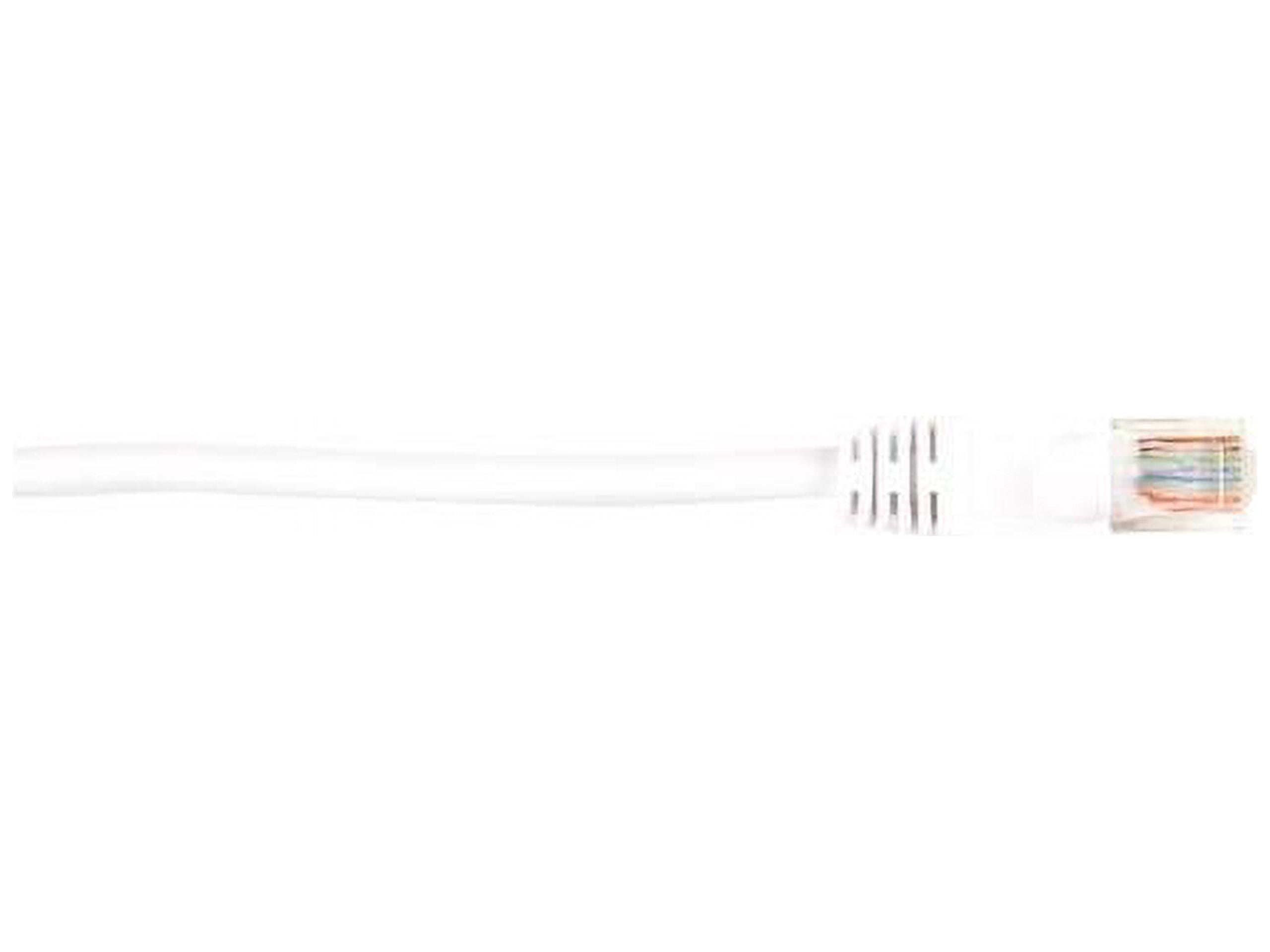 Black Box CAT5e Value Line Patch Cable, Stranded, White, 7-ft. (2.1-m ...