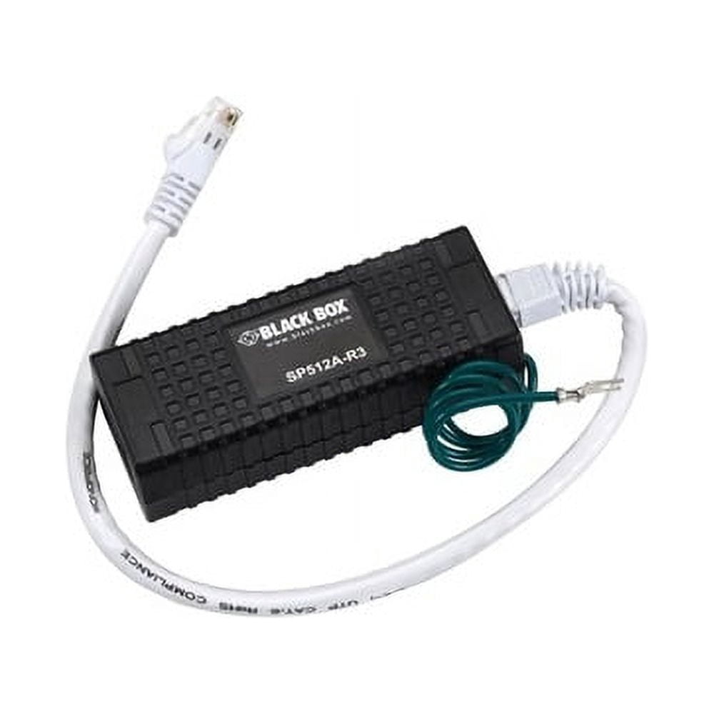 Black Box Cat5e Ethernet Surge Protector - 10/100base-t, 12vdc Clamping ...