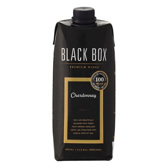 Black Box White Wine Chardonnay 500ml Carton with Crisp Apple Touch of ...