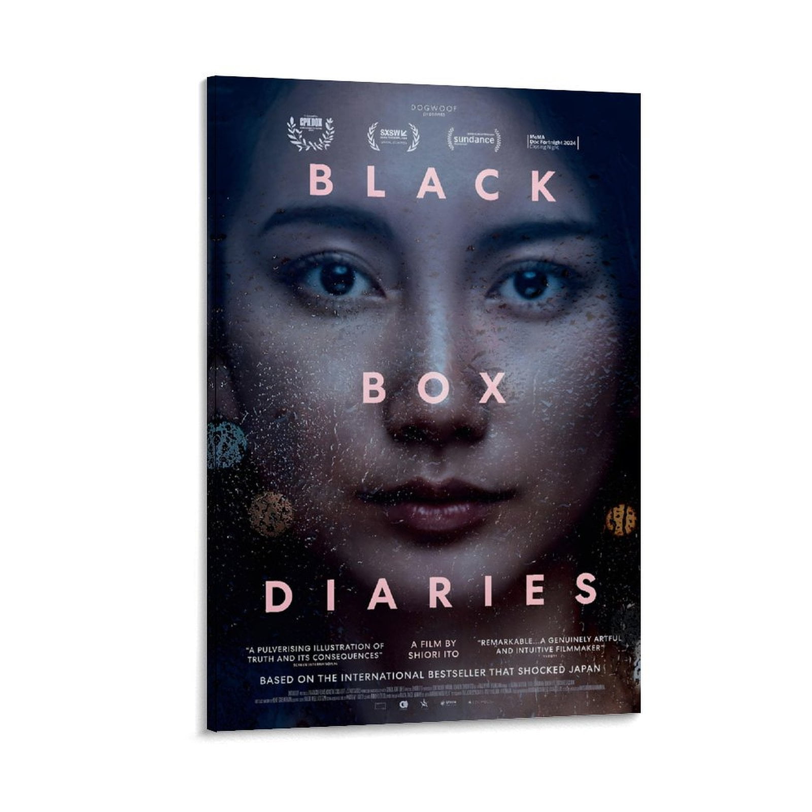 Black Box Diaries Movies Poster Canvas Wall Art Painting Living Room ...