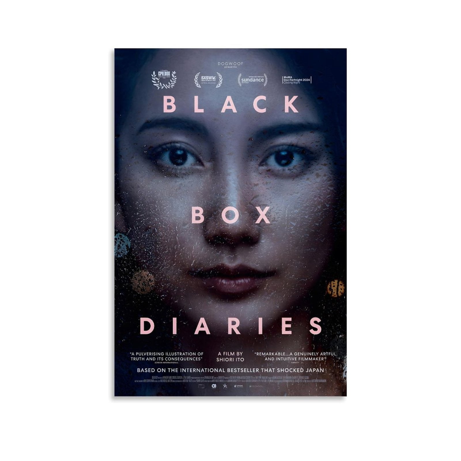 Black Box Diaries Movies Poster Canvas Wall Art Painting Living Room ...