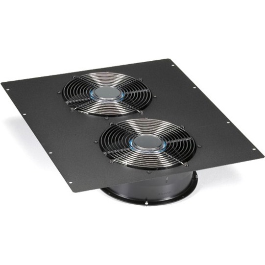 Black Box Dual 10" Fan (1100-cfm) Top Panel for Elite Cabinets, 1 Pack ...