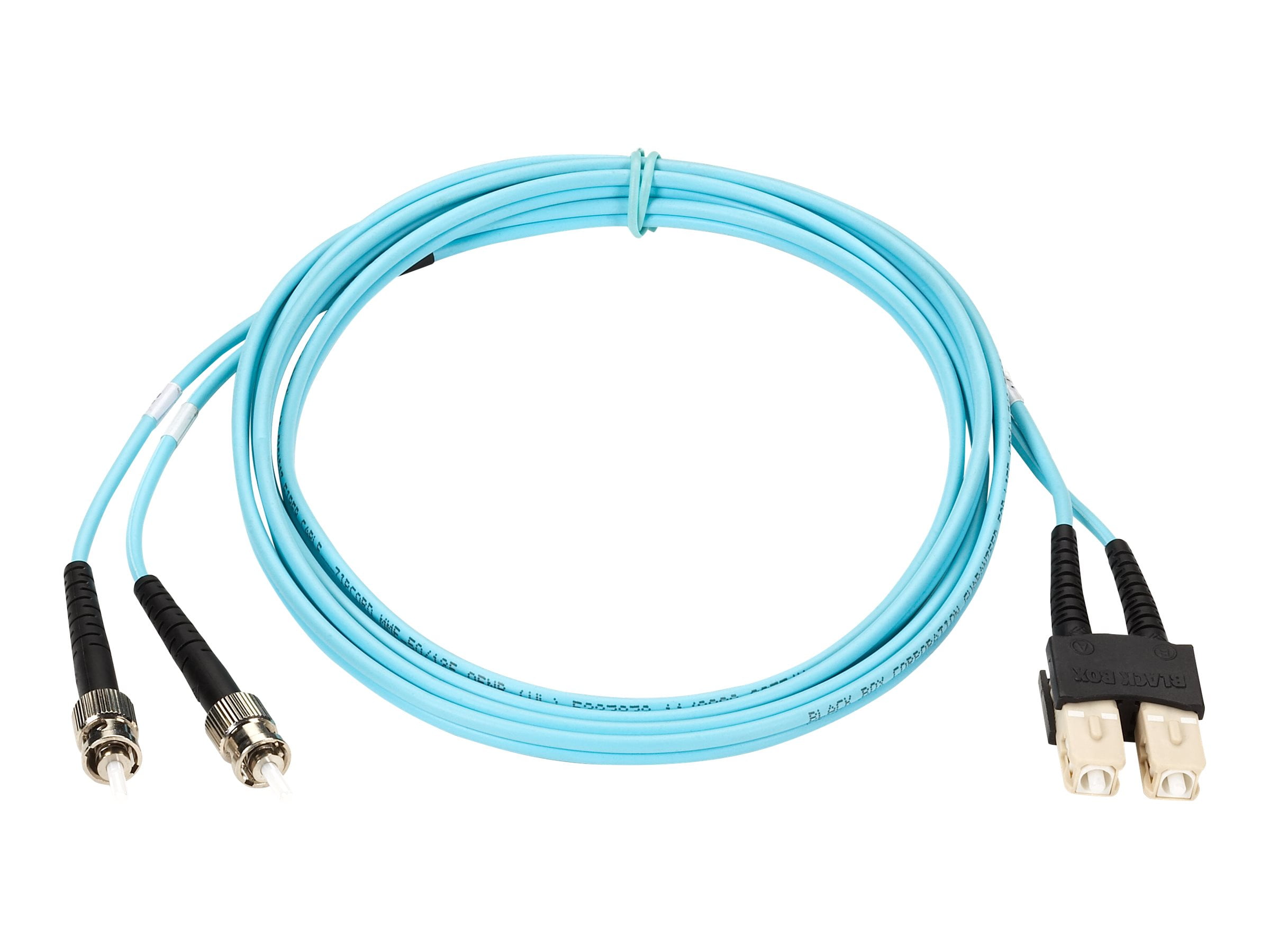 Black Box 10-Gigabit - Patch cable - ST multi-mode (M) to SC multi-mode ...