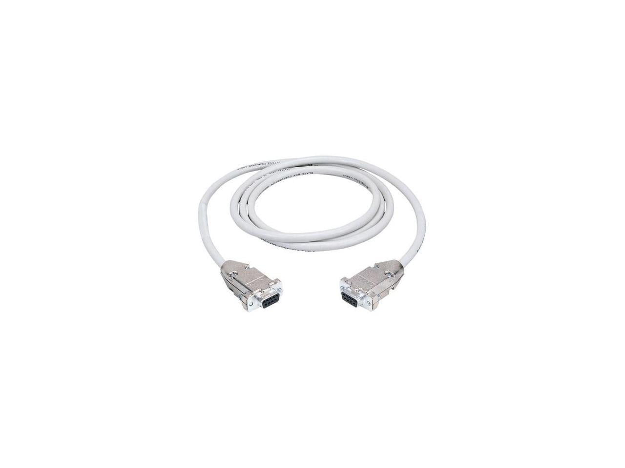 Black Box EYN257T-0006-FF RS232 Shielded Null Modem Cable - Metal Hood ...