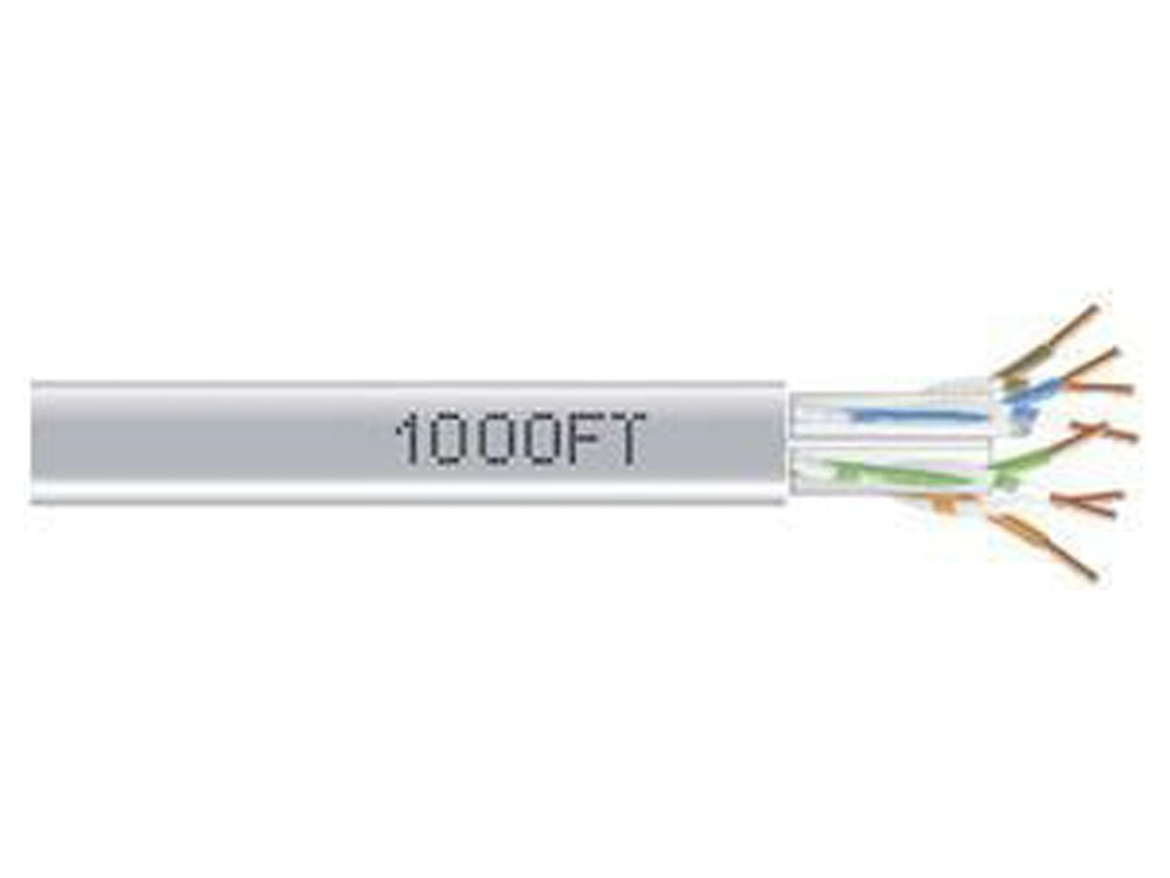 Black Box EYN876A-PB-1000 CAT6 550-MHz Solid Bulk Cable - Unshielded ...