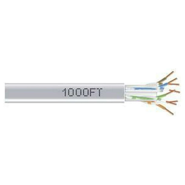 Black Box EYN876A-PB-1000 CAT6 550-MHz Solid Bulk Cable - Unshielded ...