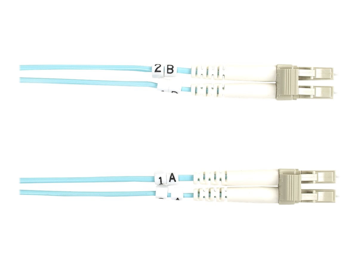 Black Box FO10G-002M-LCLC Connect OM3 50-Micron Multimode Fiber Optic ...