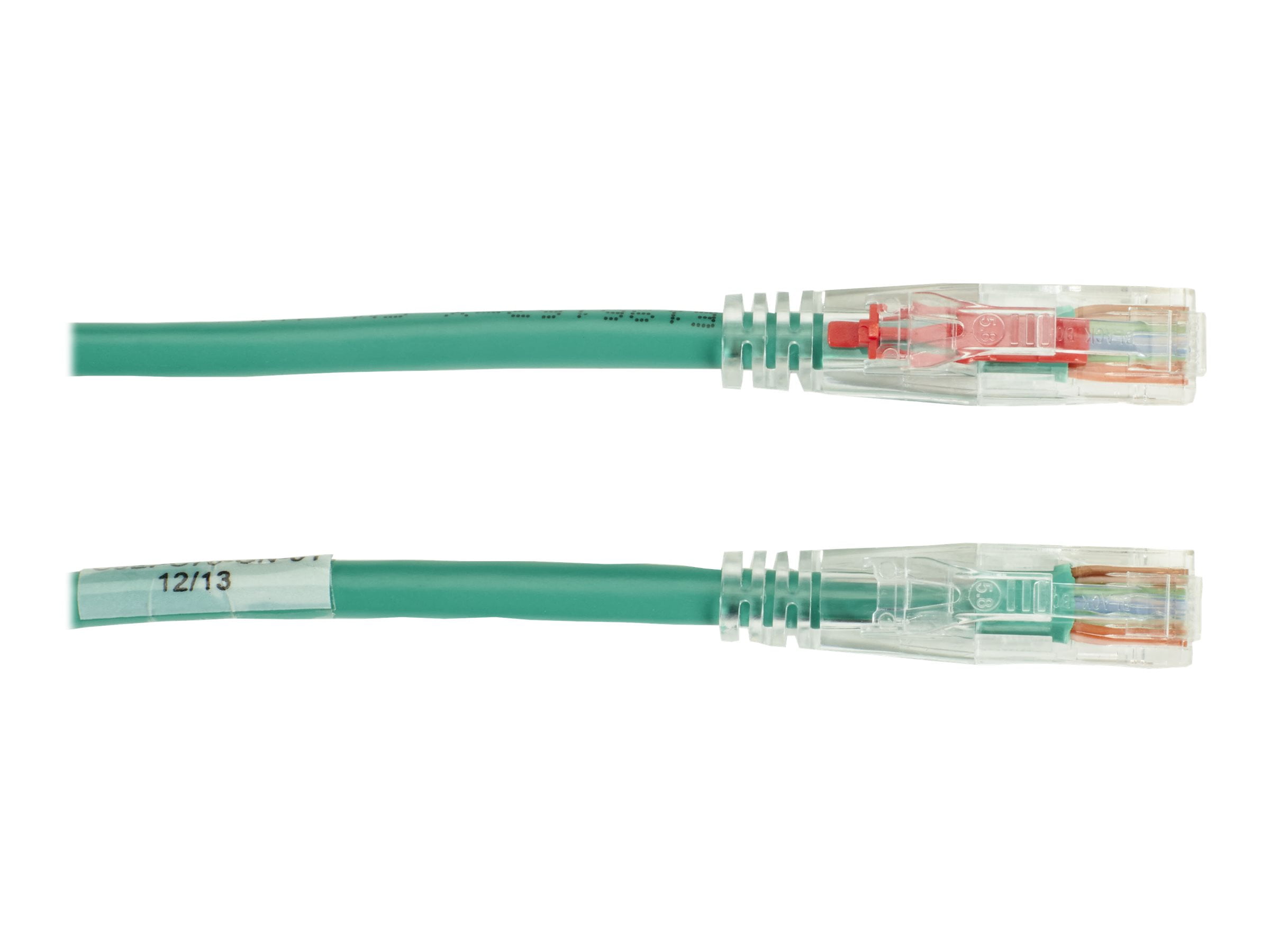 Black Box GigaBase 3 CAT5e 350-MHz Lockable Patch Cable (UTP), Green ...