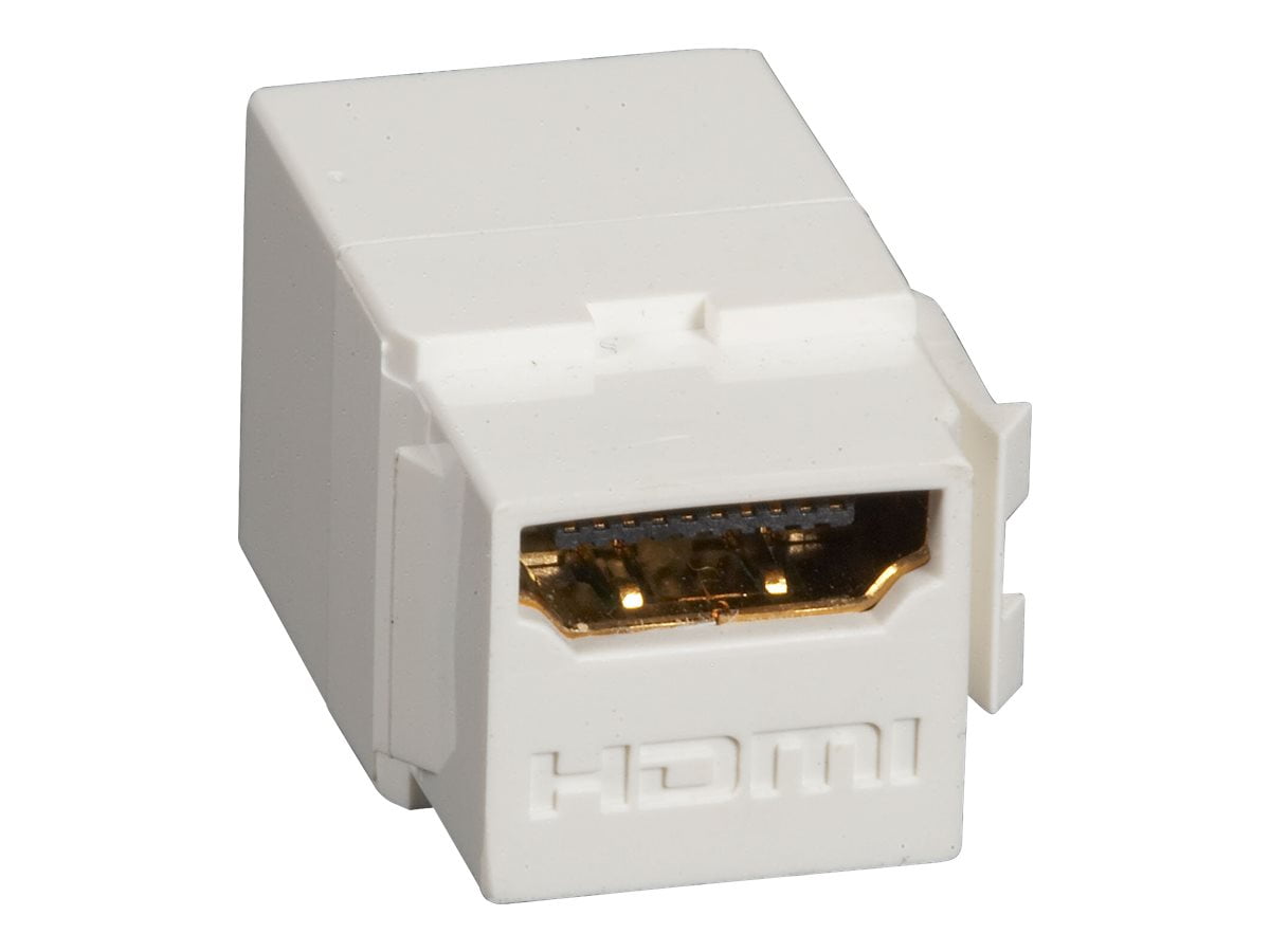 Black Box Snap Fitting HDMI Female/Female Office White - Walmart.com