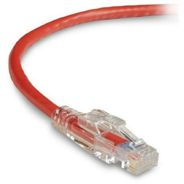 Black Box GigaTrue 3 CAT6 550-MHz Lockable Patch Cable [UTP], Red, 10 ...