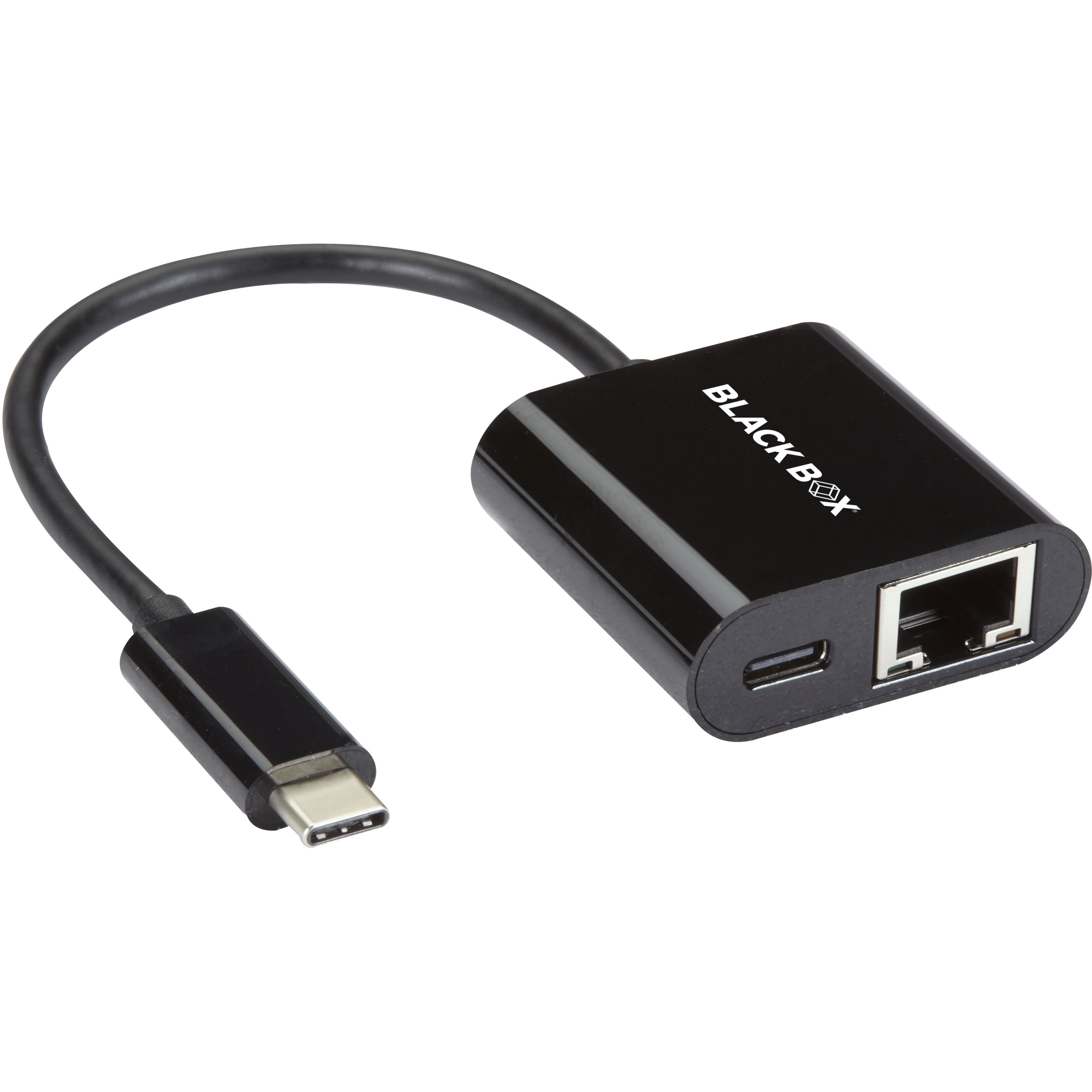 Black Box Gigabit Adapter Dongle - USB 3.1 Type C Male to RJ-45 ...