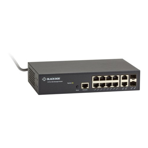 Black Box Gigabit Managed Ethernet Switch - 10-Ports - Walmart.com