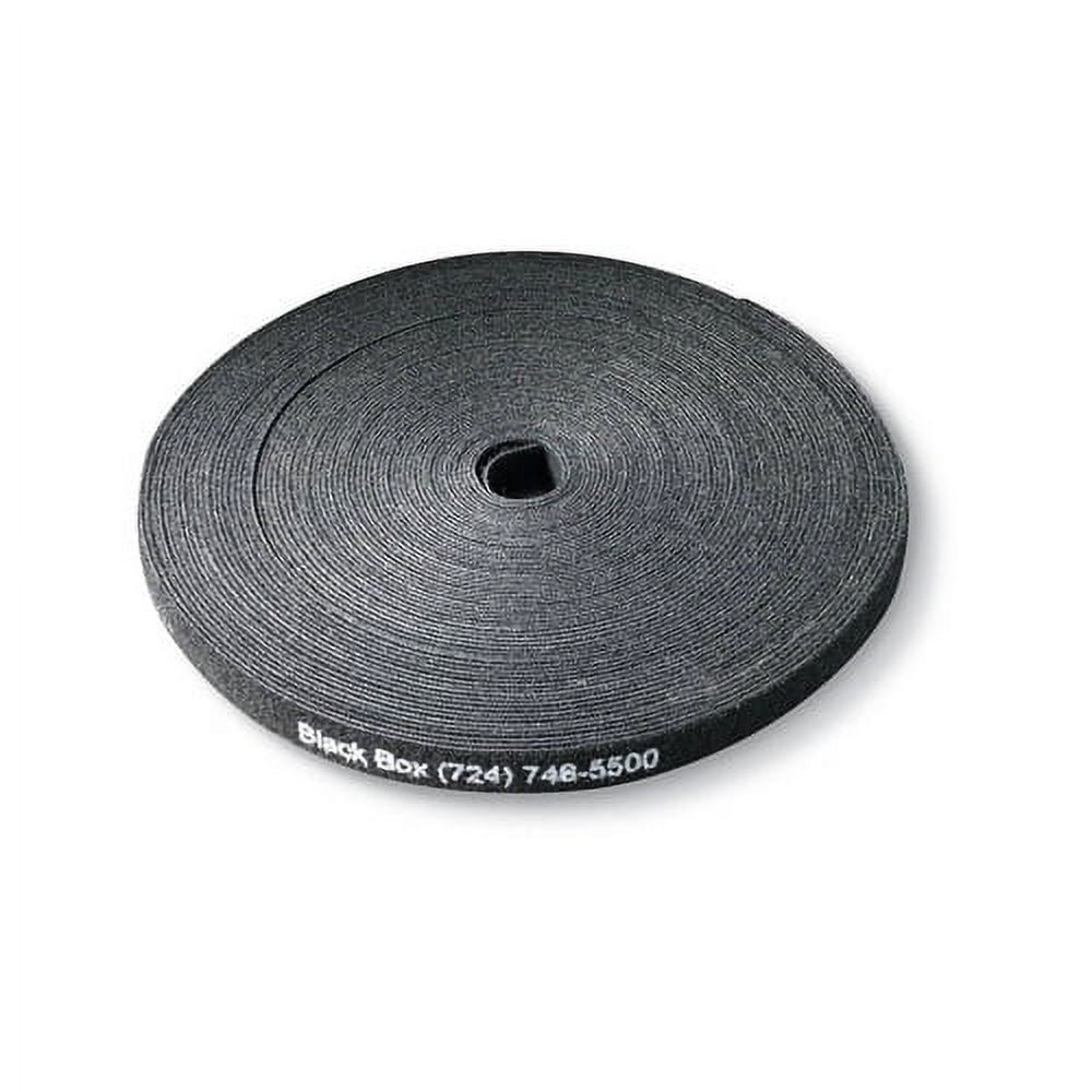 Black Box Hook And Loop Cable Wrap - 5/8" X 75', Black, 75-ft. (22.8-m ...
