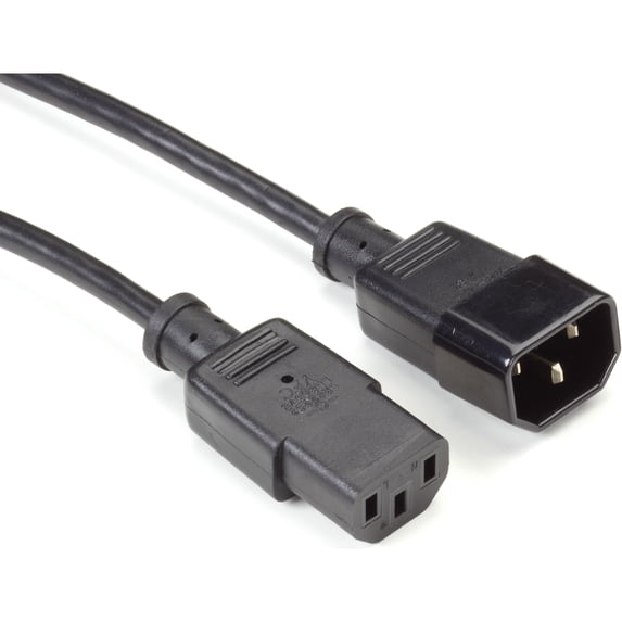 Black Box 6ft IEC 320 C13 Socket to IEC 320 C14 Plug Molded Extension ...