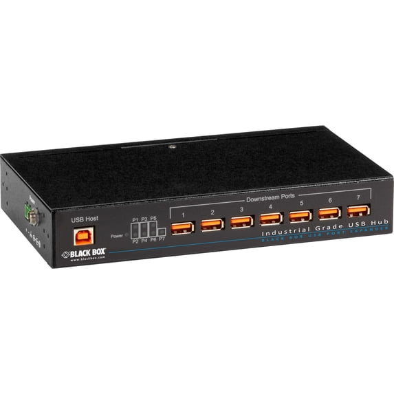 Black Box Industrial-Grade 7 Port USB Hub ICI207A: Networking - Walmart.com
