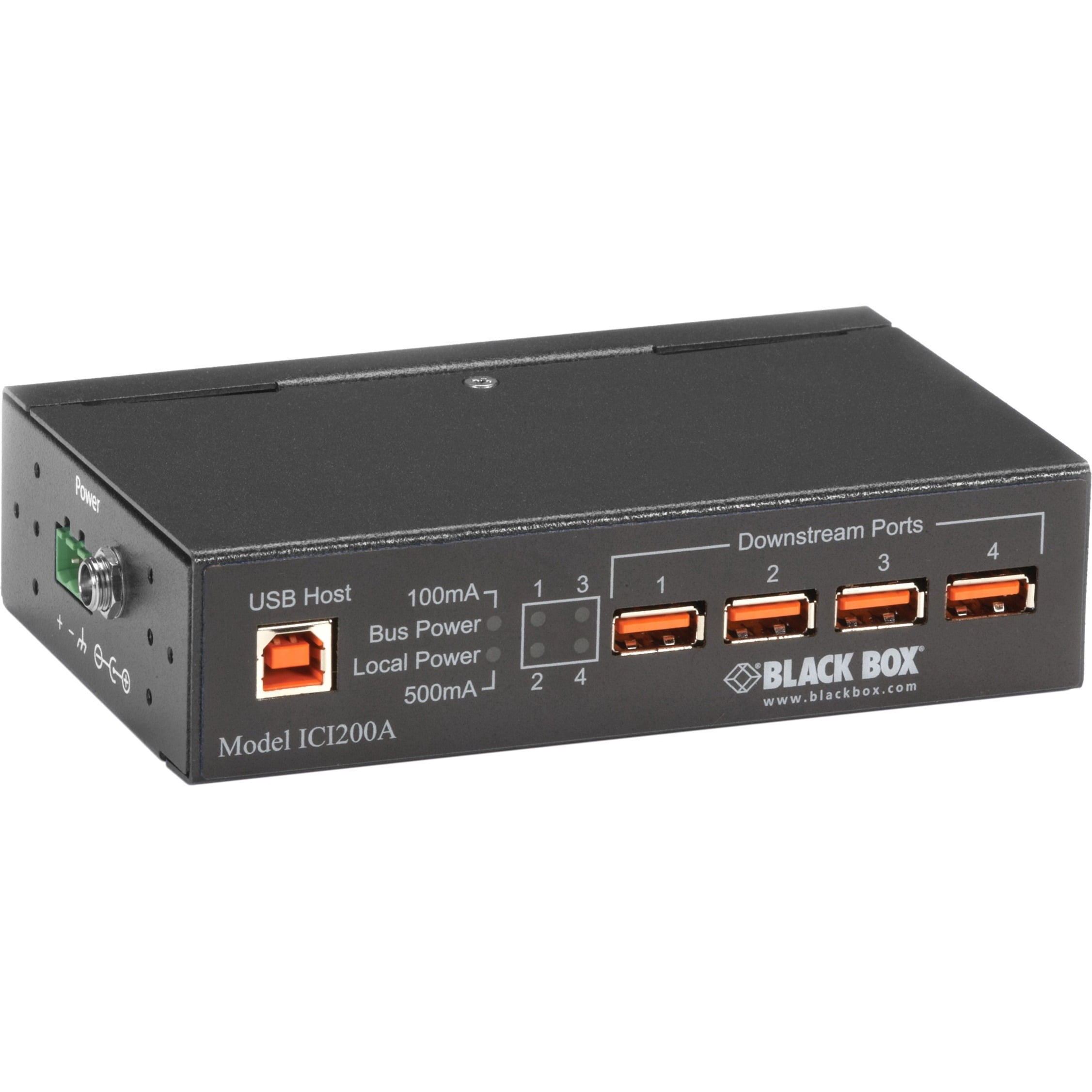 Black Box Industrial USB 2.0 Hub - 4-Port: Networking - Walmart.com