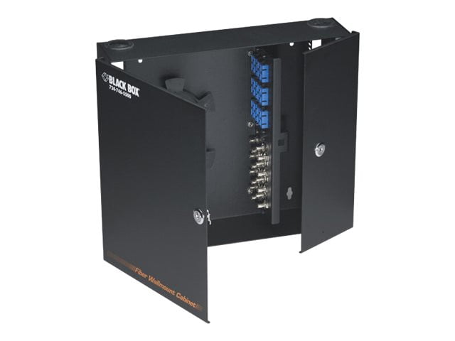 Black Box JPM402A-R2 Wallmount Fiber Enclosure Locking - 4-Slot ...