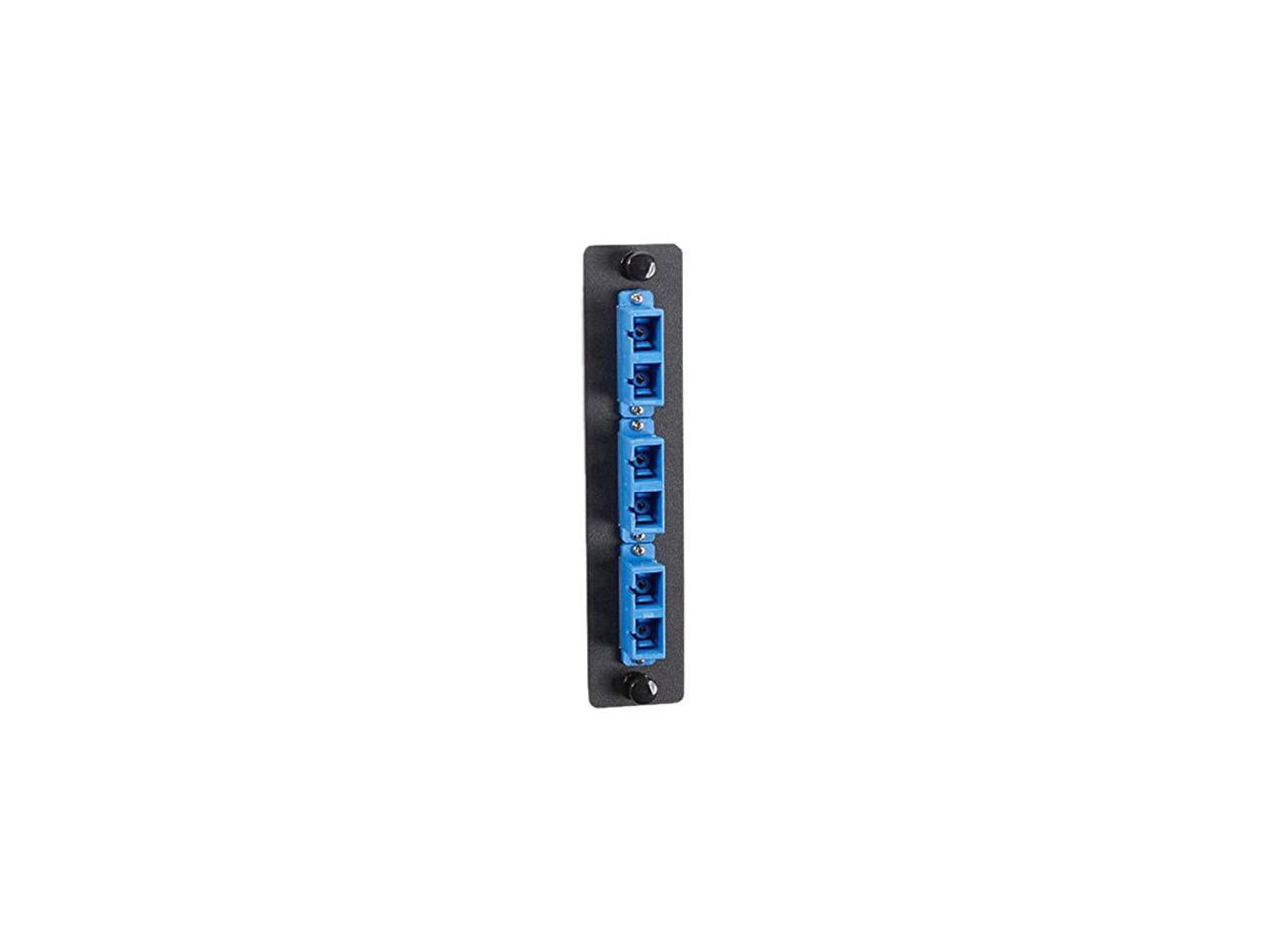 Black Box JPM451C Standard Adapter Panel, Ceramic Sleeves, (3) Duplex ...