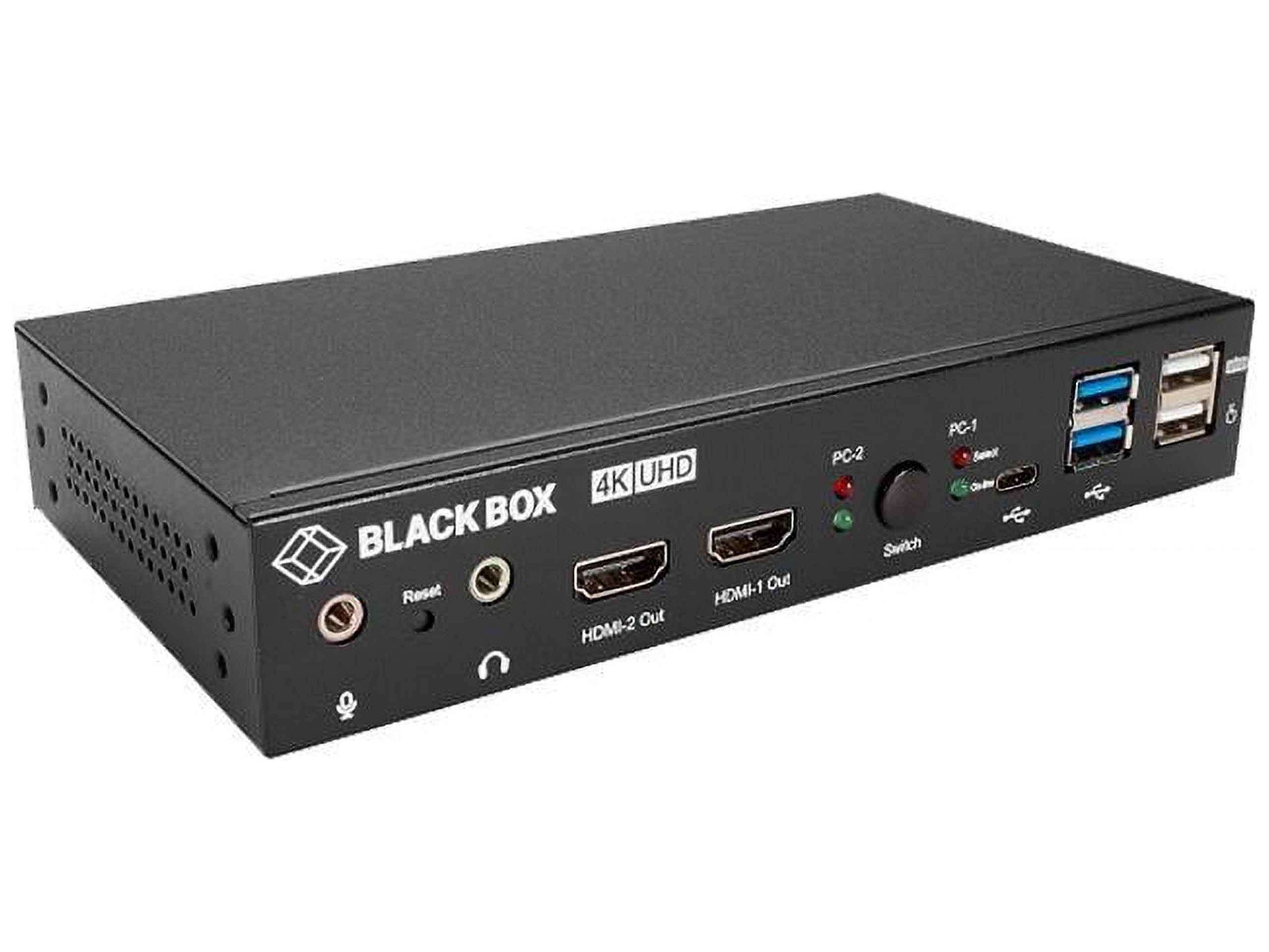 Black Box KVD200-2H KVM Switch Dual Monitor - UHD 4K 60, Dual-Head ...
