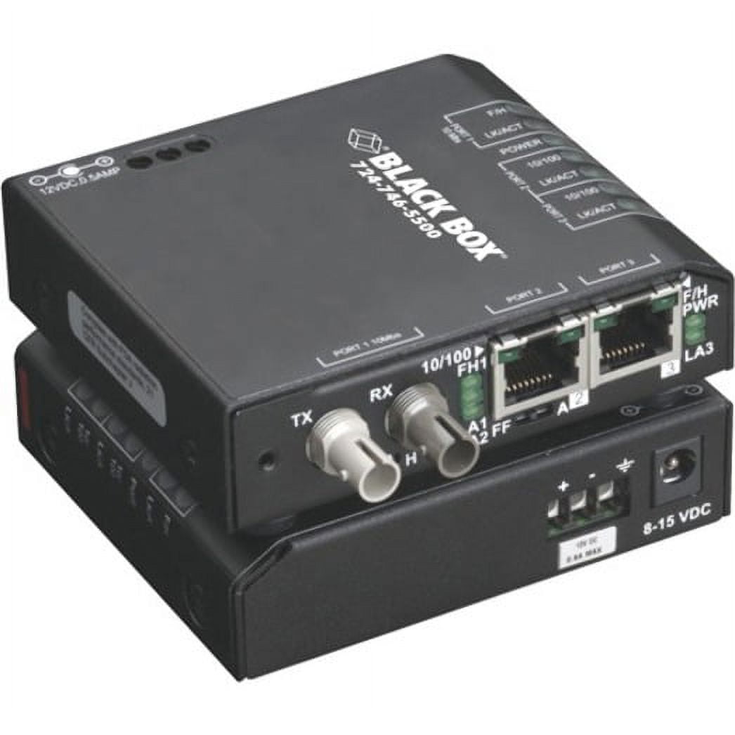Black Box LBH100A-P-SSC-12 Transceiver/Media Converter - Walmart.com
