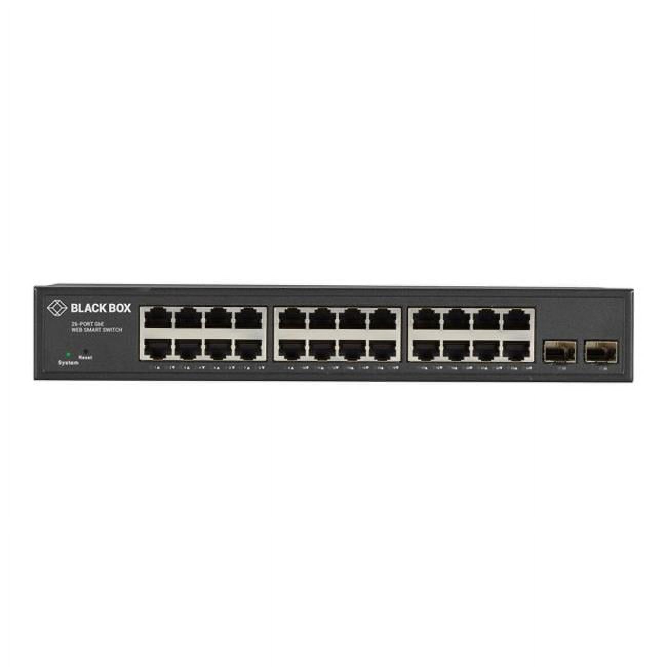 Black Box LGB2126A Gigabit Ethernet Managed Switch - Black - Walmart.com
