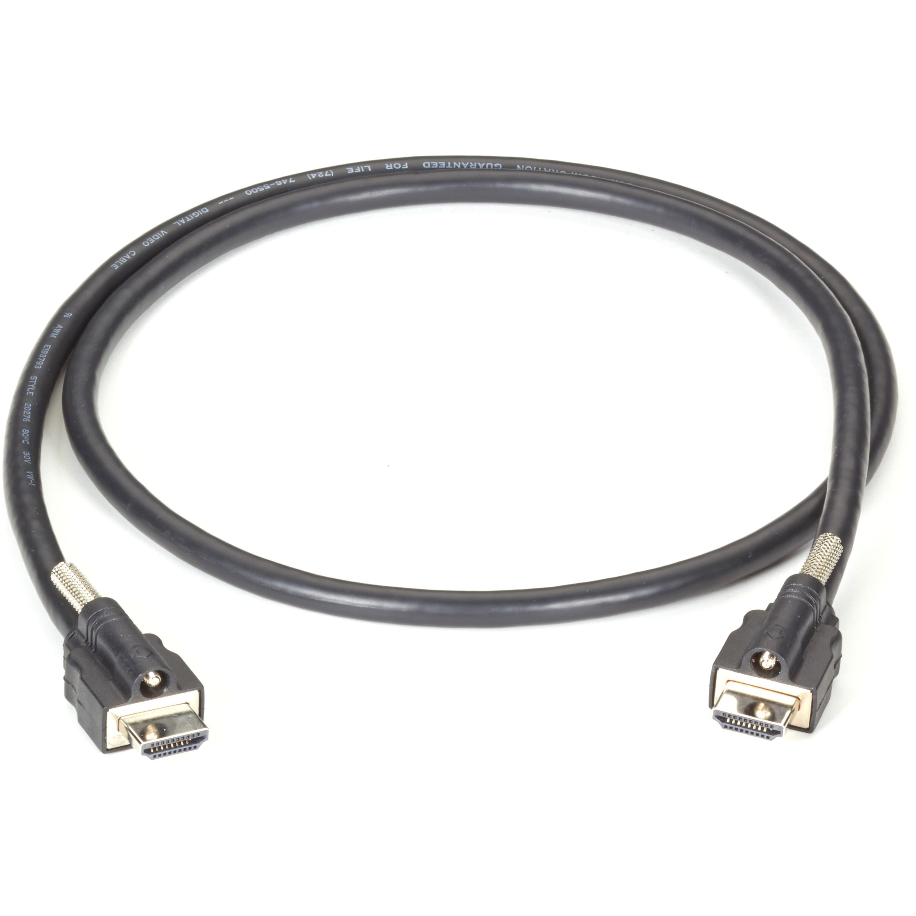 Black Box Locking HDMI to Locking HDMI Cable 5-m 16.4-ft. VCLHDMIL005M ...