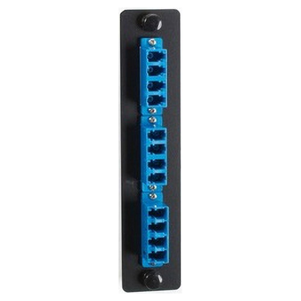 Black Box Low-density Single-mode Fiber Adapter Panel - Ceramic Sleeve ...