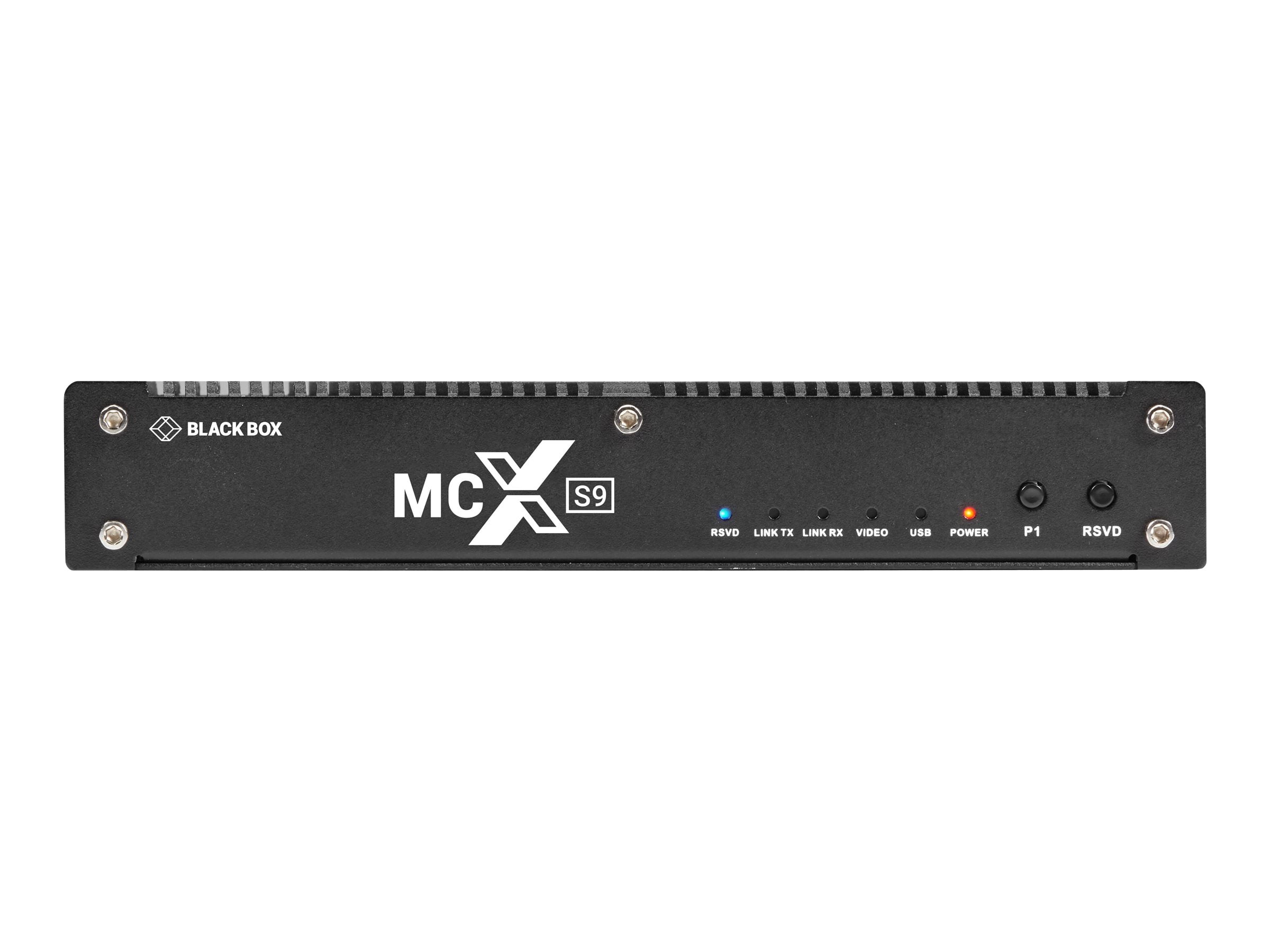 Black Box MCX S9 4K60 Network AV Decoder, HDMI 2.0, Scaling, 10-GbE ...
