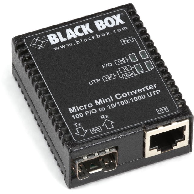Black Box Micro Mini LMC400A Transceiver/Media Converter - Walmart.com