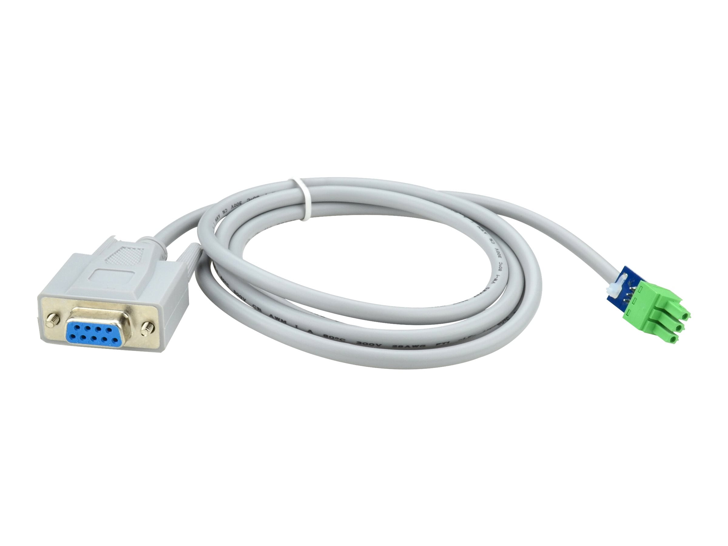 Black Box - Network cable - DB-9 (M) to 3 pin Phoenix (M) - 4.4 ft ...