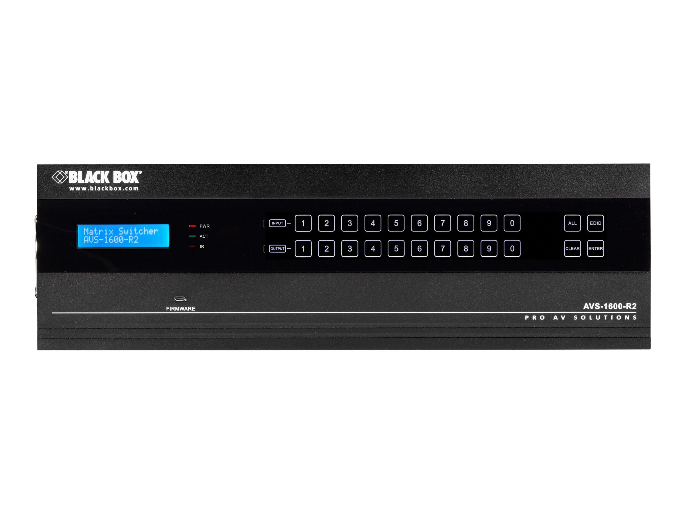 Black Box AVS-1600-R2 - Matrix switcher / scaler chassis - Walmart.com