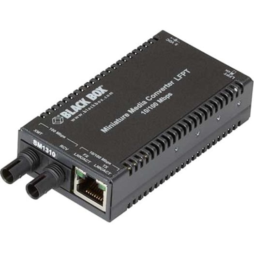 Black Box MultiPower Miniature Transceiver/Media Converter (LHC036AR4 ...