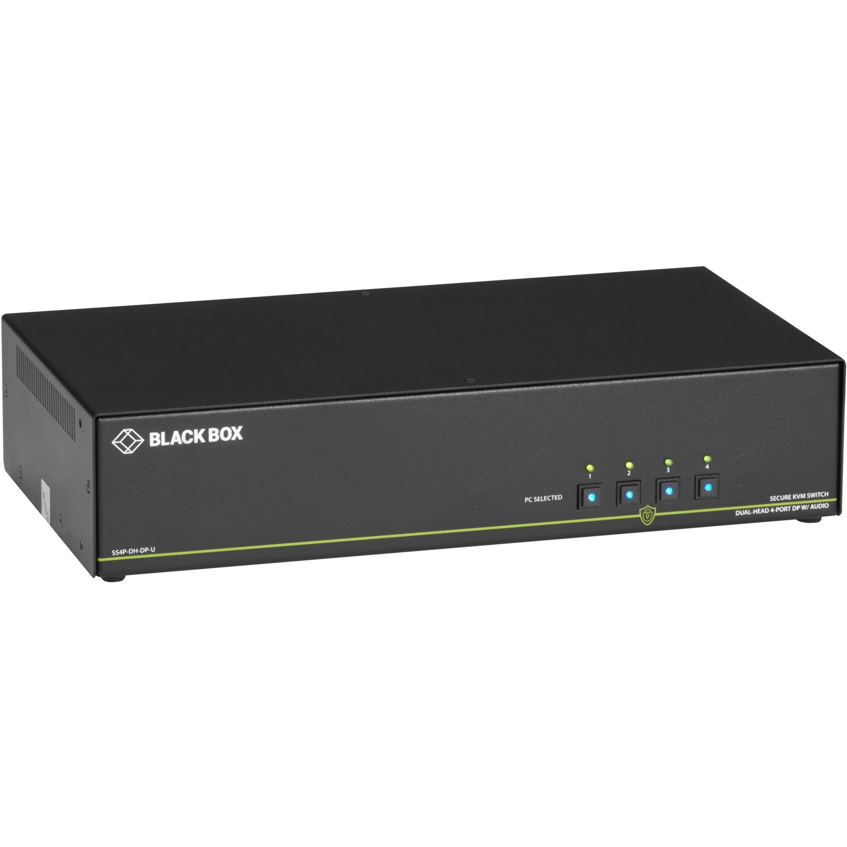 Black Box NIAP 3.0 Secure 4-Port Dual-Head DisplayPort KVM Switch - Walmart.com